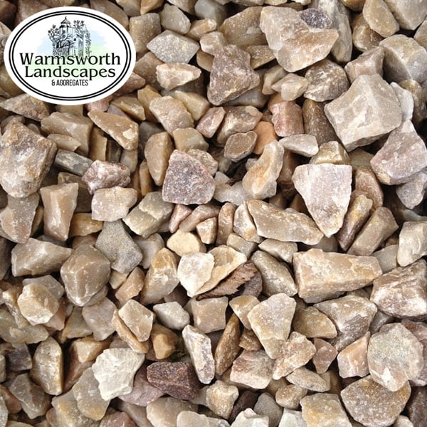Quartz Gravel 20mm - Warmsworth Aggregates & Landscapes